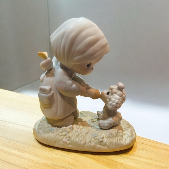 Precious Moments | Accents | Precious Moments Feed My Sheep Figurine ...